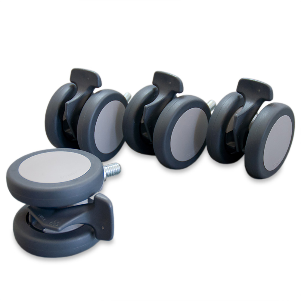 Castor set, with brakes | Accessories | Treatment tables | Gharieni