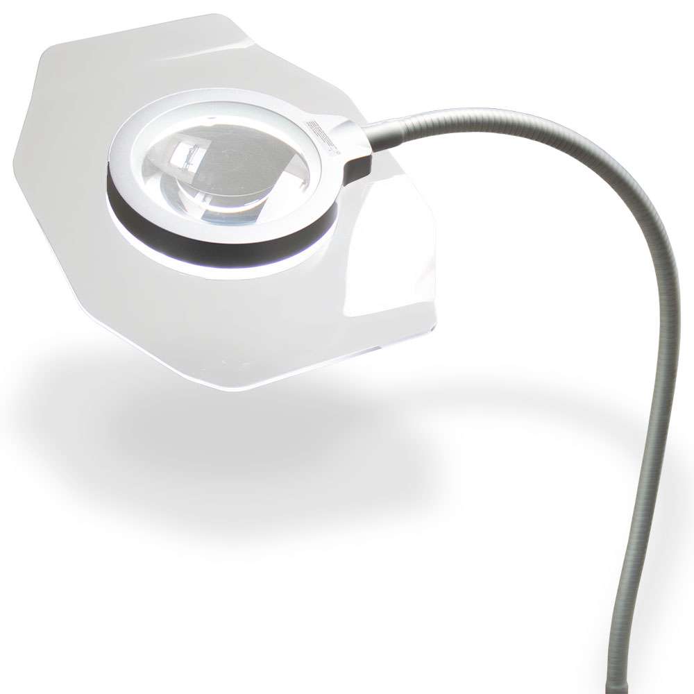 Gharieni LED magnifying lamp 'Circle' with PlexiShield | Magnifying ...